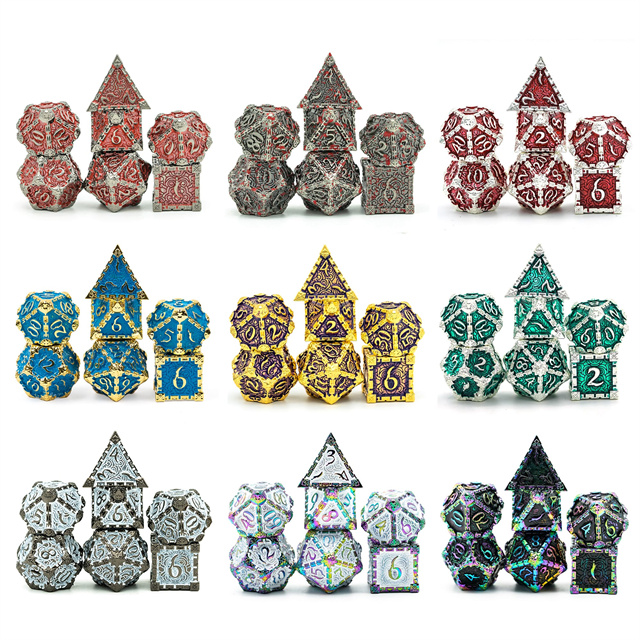 Metal Dice (Dagger of Venom) with Metal Box,Dagger of venom