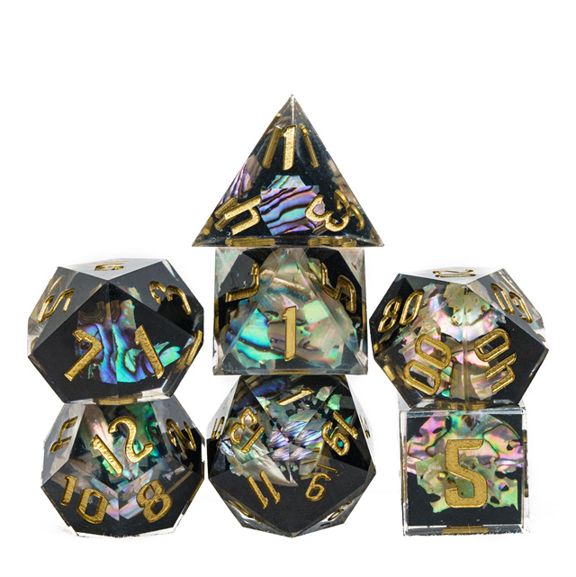 Handmade Abalone shell Dice,Sharp Dice