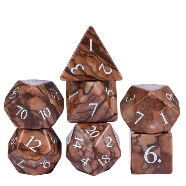 Natural Red Leopard Skin Stone,Stone Dice