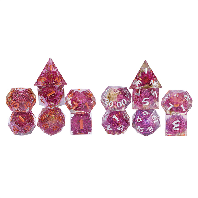 Handmade Flower Dice（Gomphrena globosa L.）,Sharp Dice