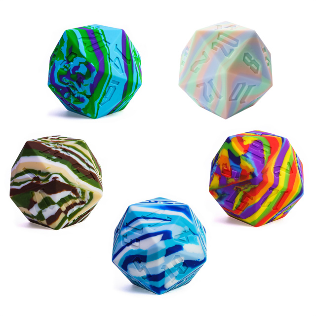 Silicone Color Mixing Dice （55mmD20）,Silicone Dice (55mm D20）