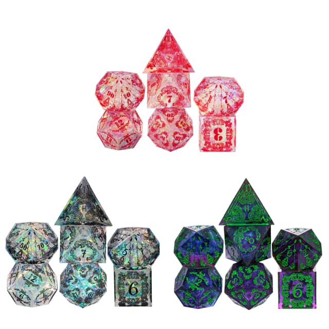 Handmade Pattern Dice (Western Skull ),Sharp Dice