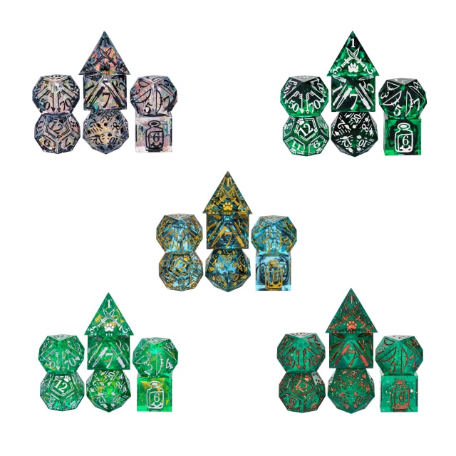 Handmade Pattern Dice (Ranger),Sharp Dice