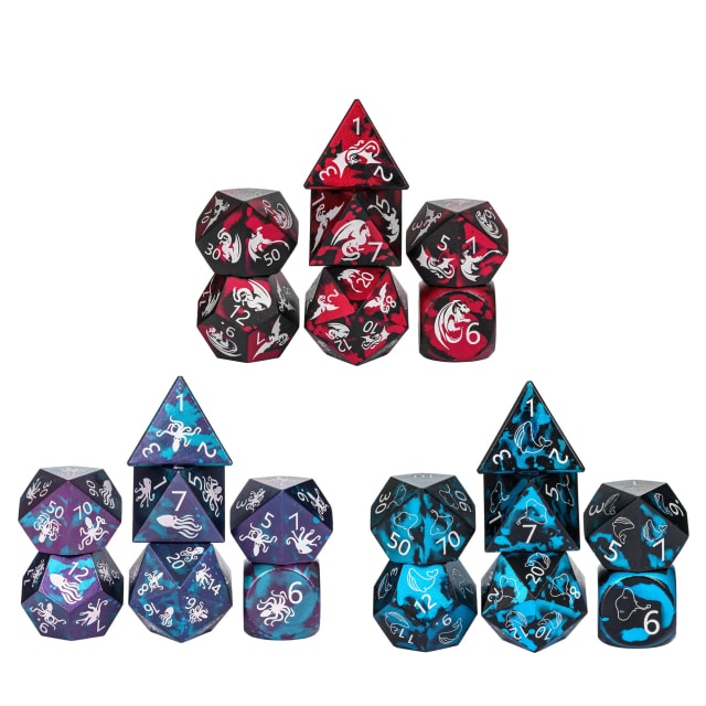 Anodized Aluminum Pattern Dice,Anodized Aluminum