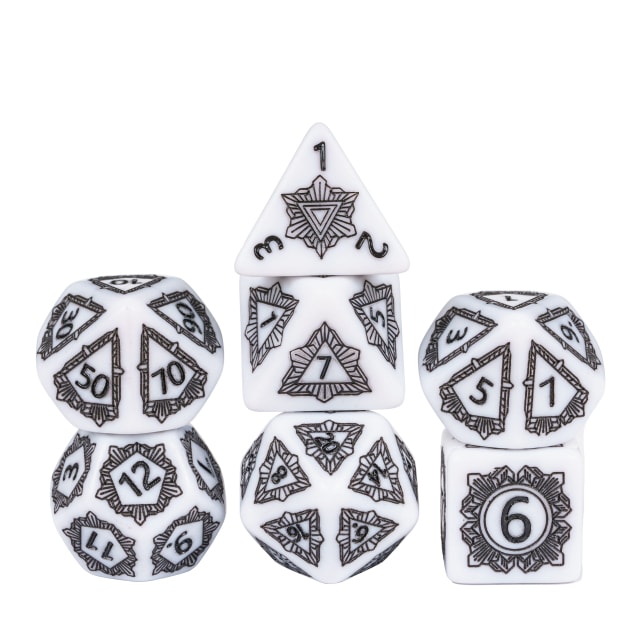 Polyhedral DND Dice Sets Transparent Discolored Dice for Dungeons and ...